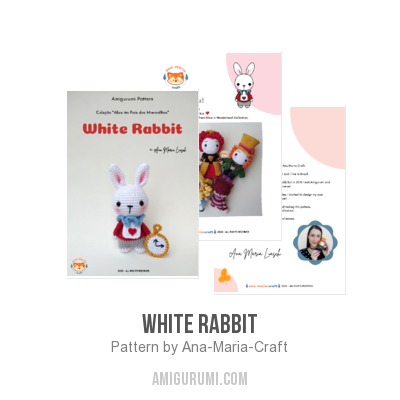 White Rabbit amigurumi pattern - Amigurumi.com