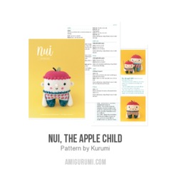 Nui, the apple child amigurumi pattern - Amigurumi.com
