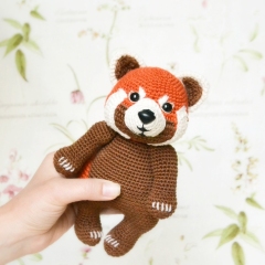 Sammy the Red panda amigurumi pattern - Amigurumi.com