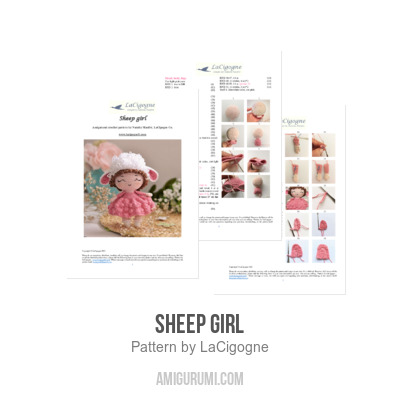Sheep girl amigurumi pattern - Amigurumi.com