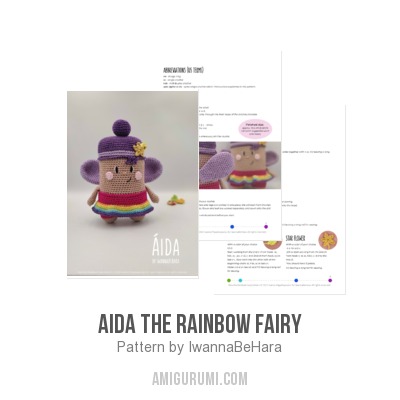 Aida the Rainbow Fairy amigurumi pattern - Amigurumi.com