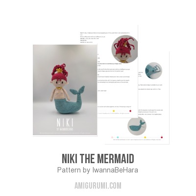 Niki the Mermaid amigurumi pattern - Amigurumi.com