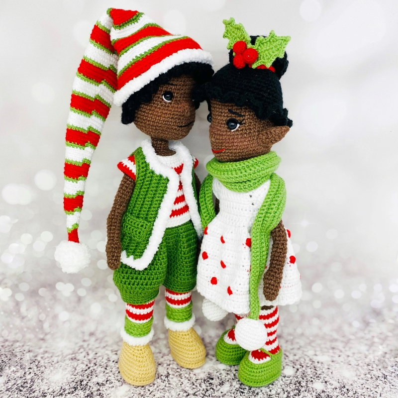 Christmas elves bundle amigurumi pattern - Amigurumi.com