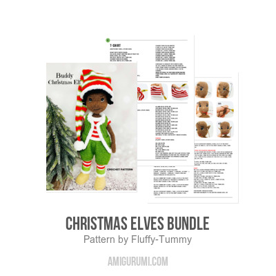 Christmas elves bundle amigurumi pattern - Amigurumi.com