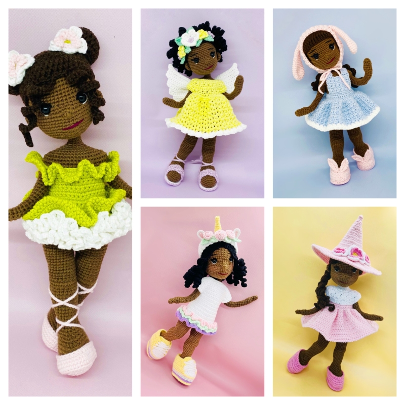 Magic Dolls Bundle amigurumi pattern - Amigurumi.com