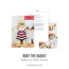 Ruby the Rabbit amigurumi pattern - Amigurumi.com