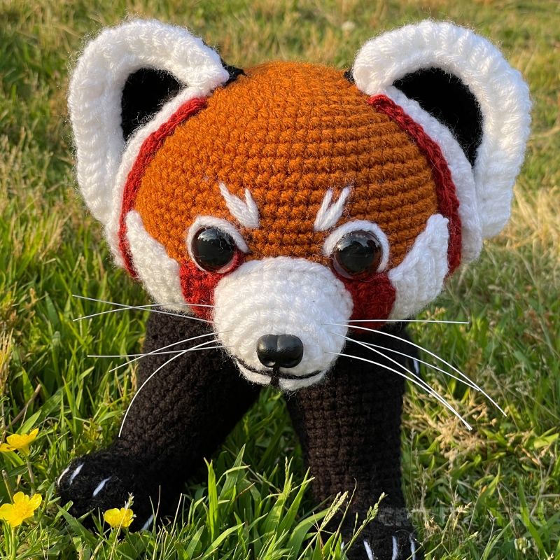 Rusty the Red Panda amigurumi pattern - Amigurumi.com