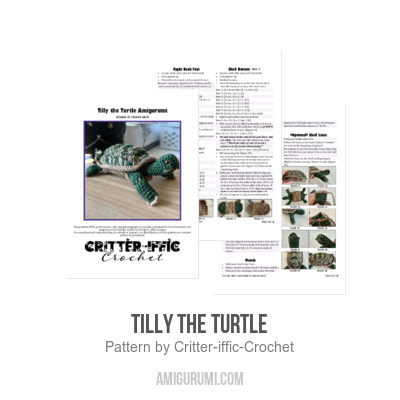 Tilly the Turtle amigurumi pattern - Amigurumi.com