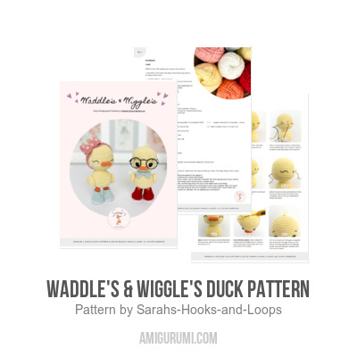 Waddle's & Wiggle's Duck Pattern amigurumi pattern - Amigurumi.com