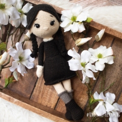 Wednesday Addams amigurumi pattern - Amigurumi.com