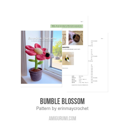 Bumble Blossom amigurumi pattern - Amigurumi.com