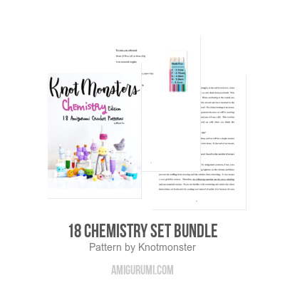 18 Chemistry Set Bundle amigurumi pattern - Amigurumi.com