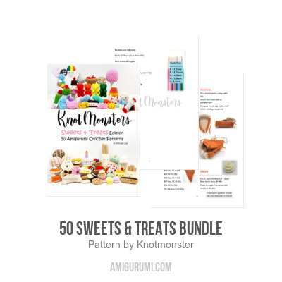 50 Sweets & Treats Bundle amigurumi pattern - Amigurumi.com