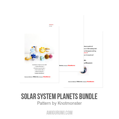 Solar System Planets Bundle amigurumi pattern - Amigurumi.com