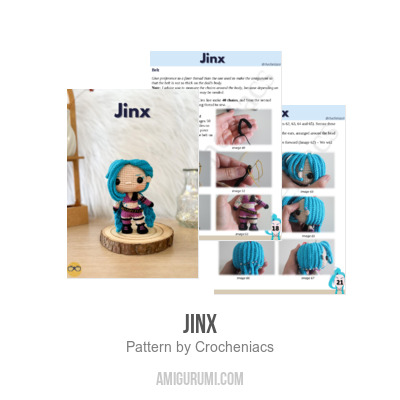 Jinx amigurumi pattern - Amigurumi.com