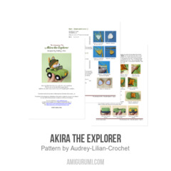 Akira the Explorer amigurumi pattern - Amigurumi.com