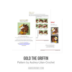 Gold the Griffin amigurumi pattern - Amigurumi.com