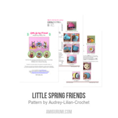 Little Spring Friends amigurumi pattern - Amigurumi.com