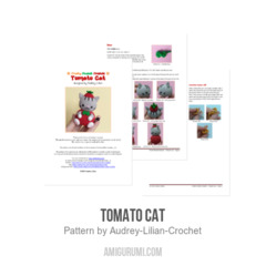Tomato Cat amigurumi pattern - Amigurumi.com