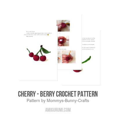 Cherry - Berry crochet pattern amigurumi pattern - Amigurumi.com