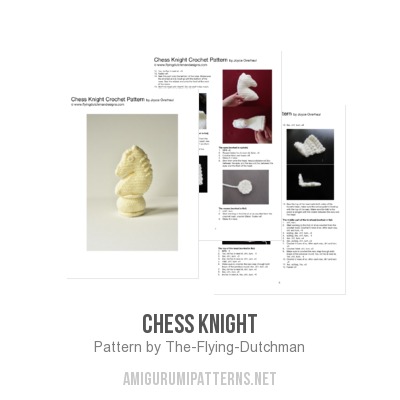 Chess Knight amigurumi pattern - Amigurumi.com