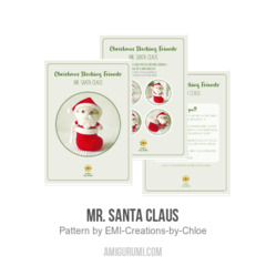 Mr. Santa Claus amigurumi pattern - Amigurumi.com