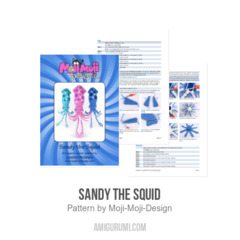 Sandy the squid amigurumi pattern - Amigurumi.com