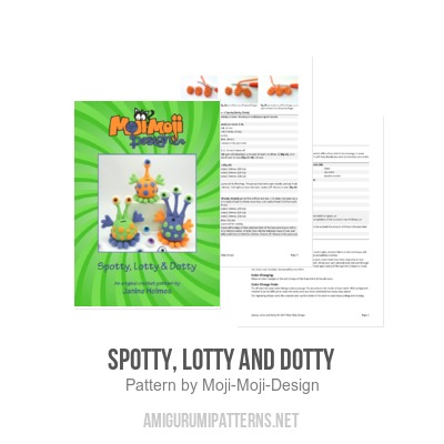 Spotty, Lotty and Dotty amigurumi pattern - Amigurumi.com