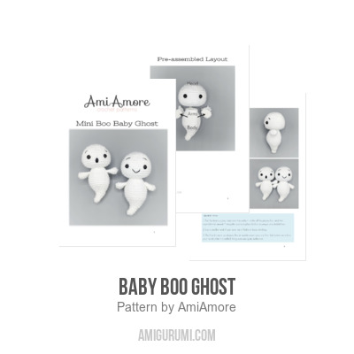 Baby Boo Ghost amigurumi pattern - Amigurumi.com