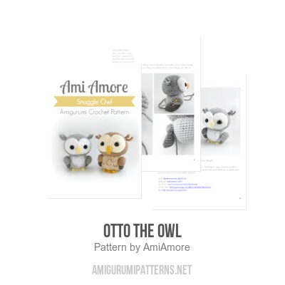 Otto the Owl amigurumi pattern - Amigurumi.com