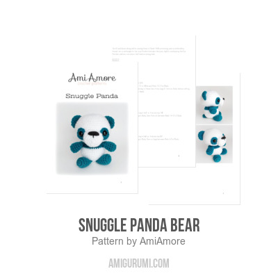 Snuggle Panda Bear amigurumi pattern - Amigurumi.com