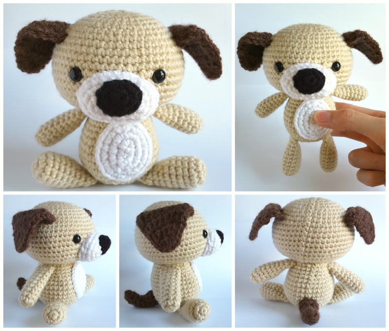 Snuggle Puppy Dog amigurumi pattern - Amigurumi.com
