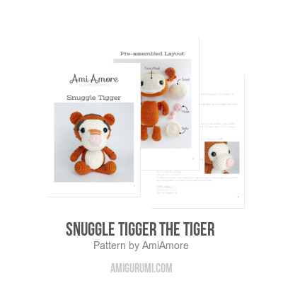 Snuggle Tigger the Tiger amigurumi pattern - Amigurumi.com