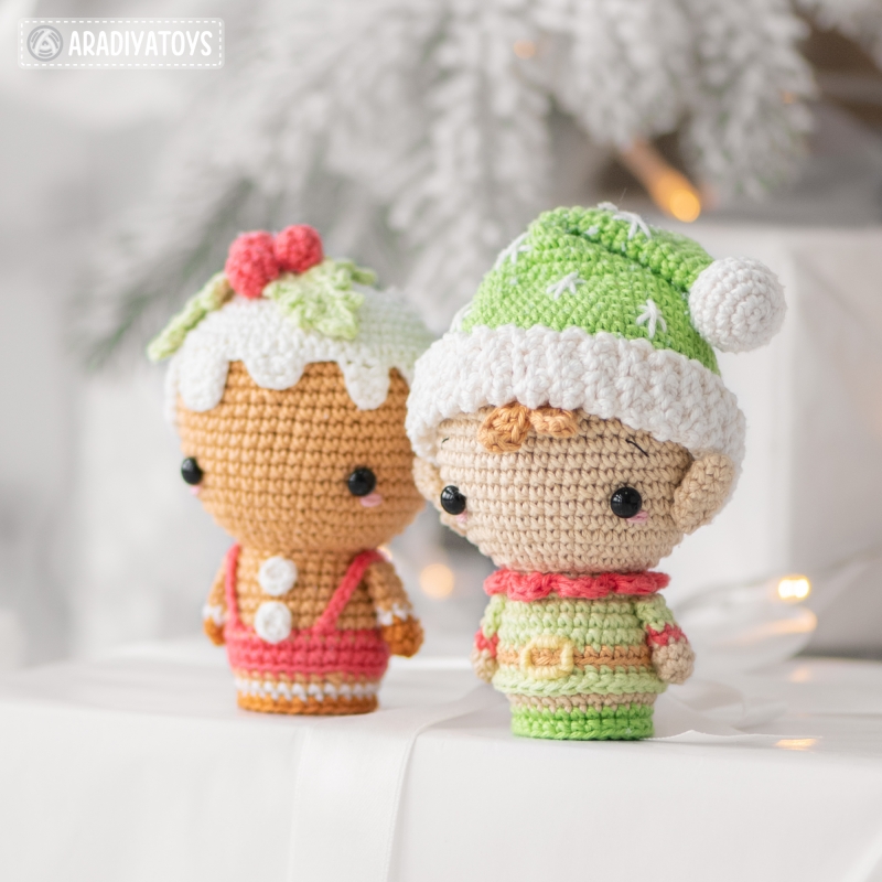 Christmas Minis set 2 ("AradiyaToys Minis") amigurumi pattern ...