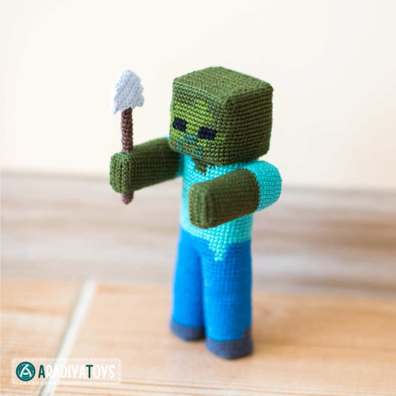 Zombie ("Minecraft") - Free amigurumi pattern