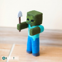 Zombie ("Minecraft") - Free amigurumi pattern