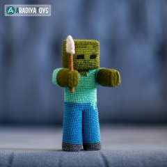 Zombie ("Minecraft") - Free amigurumi pattern