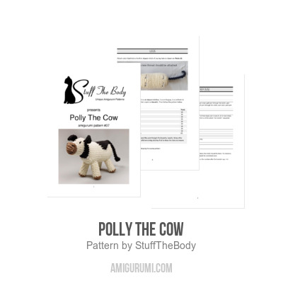 Polly The Cow amigurumi pattern - Amigurumi.com