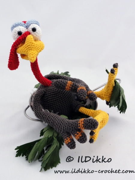 Theo the Turkey amigurumi pattern - Amigurumi.com
