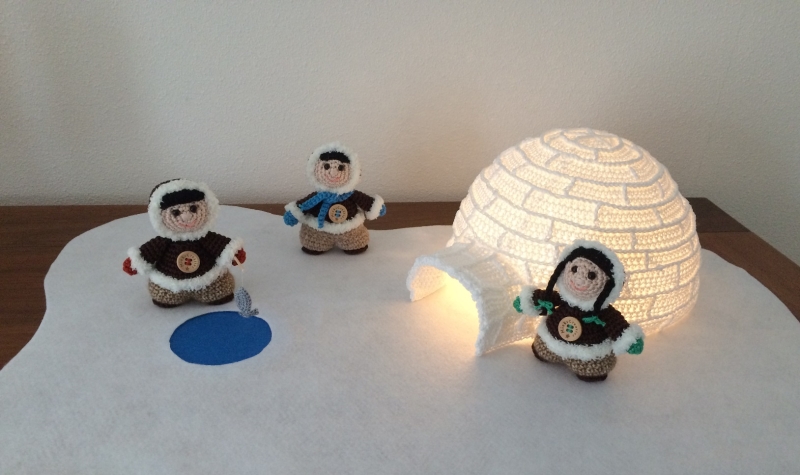 Inuit and Igloo amigurumi pattern - Amigurumi.com