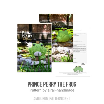 Prince Perry the Frog amigurumi pattern - Amigurumi.com