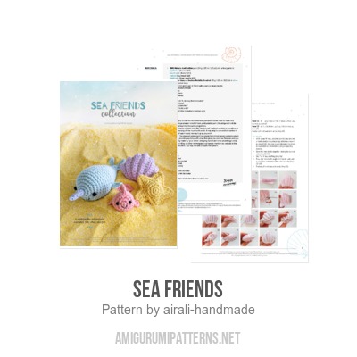 Sea Friends amigurumi pattern - Amigurumi.com