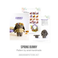 Spring Bunny amigurumi pattern - Amigurumi.com