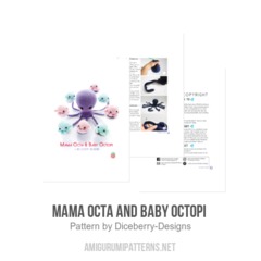 Mama Octa and Baby Octopi amigurumi pattern - Amigurumi.com