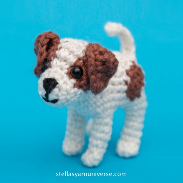Jack Russel Terrier puppy - Free amigurumi pattern