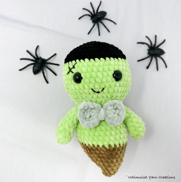 Mini Frankenstein Ghost - Free amigurumi pattern