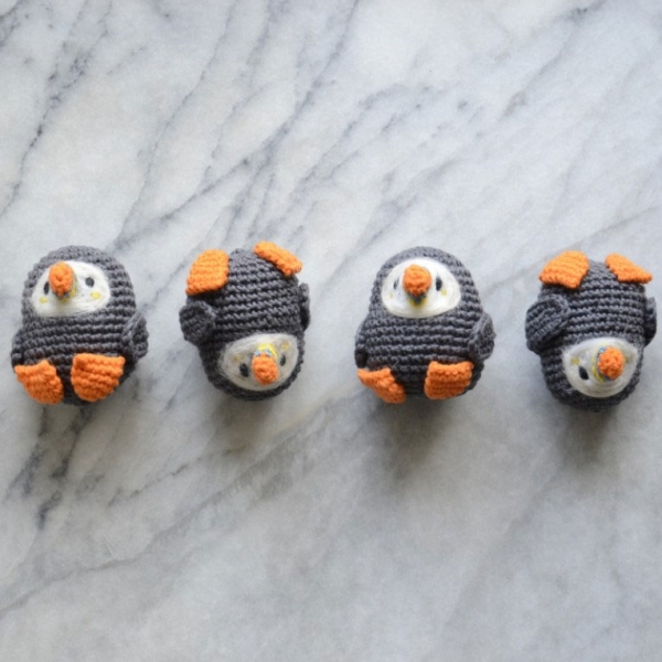 Pocket-Sized Puffin - Free amigurumi pattern