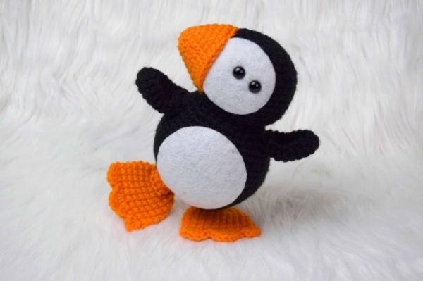 Arctic puffin - Free amigurumi pattern
