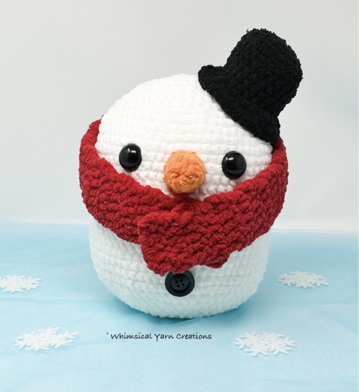 Huggable snowman friend - Free amigurumi pattern