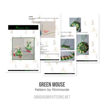 Green Mouse amigurumi pattern - Amigurumi.com